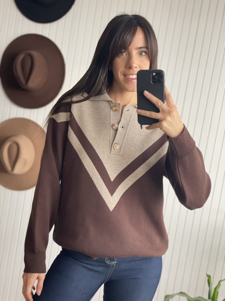 SWEATER SIRIA CHOCO | de mujer | Vicca