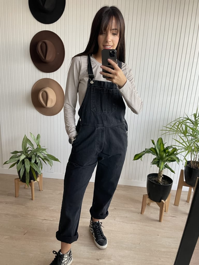 OVERALL NEGRO DENIM | de mujer | Vicca
