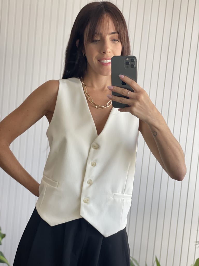 CHALECO ODI NATURAL | de mujer | Vicca