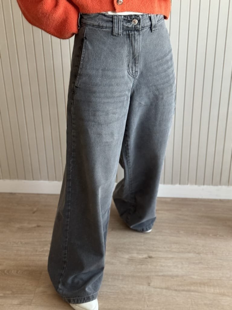 JEAN WIDE LEG SOFI GREY | de mujer | Vicca