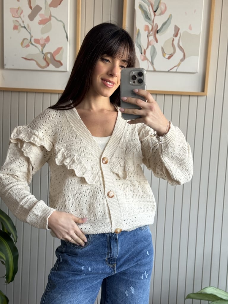 CARDIGAN VUOLA NAT | de mujer en Vicca