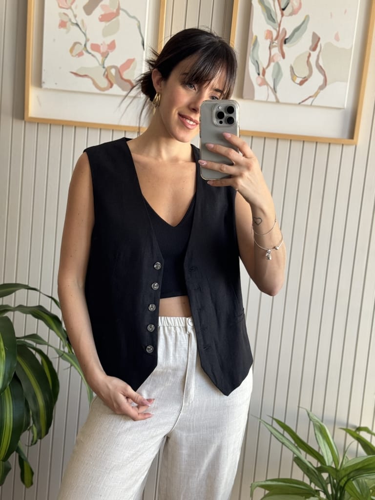 CHALECO LUCY NEGRO - Vicca