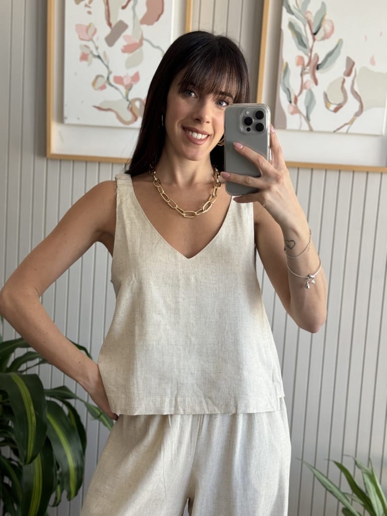 BLUSA ALDI LINEN | de mujer | Vicca