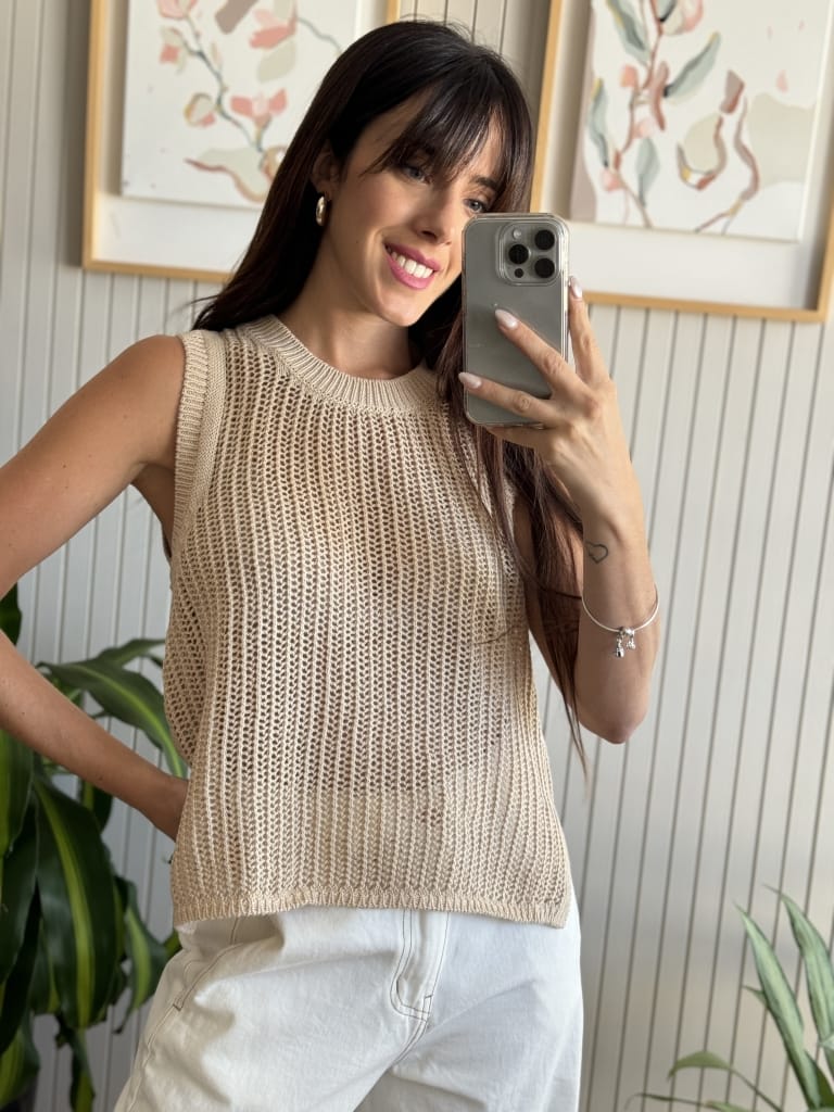 TOP RENER BEIGE - Vicca