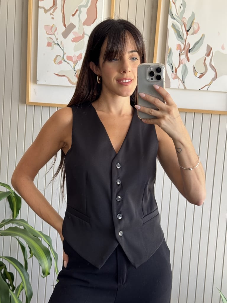 CHALECO BETY NEGRO - Vicca