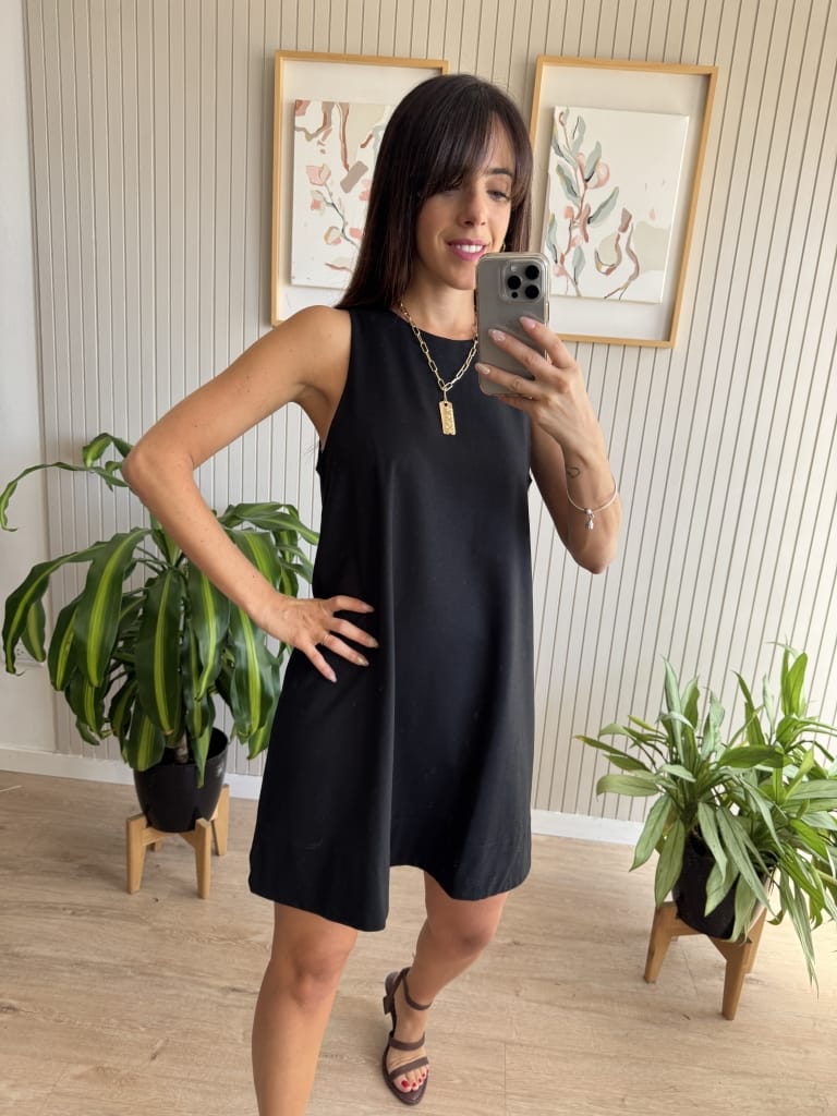 VESTIDO JACKIE NEGRO - Vicca