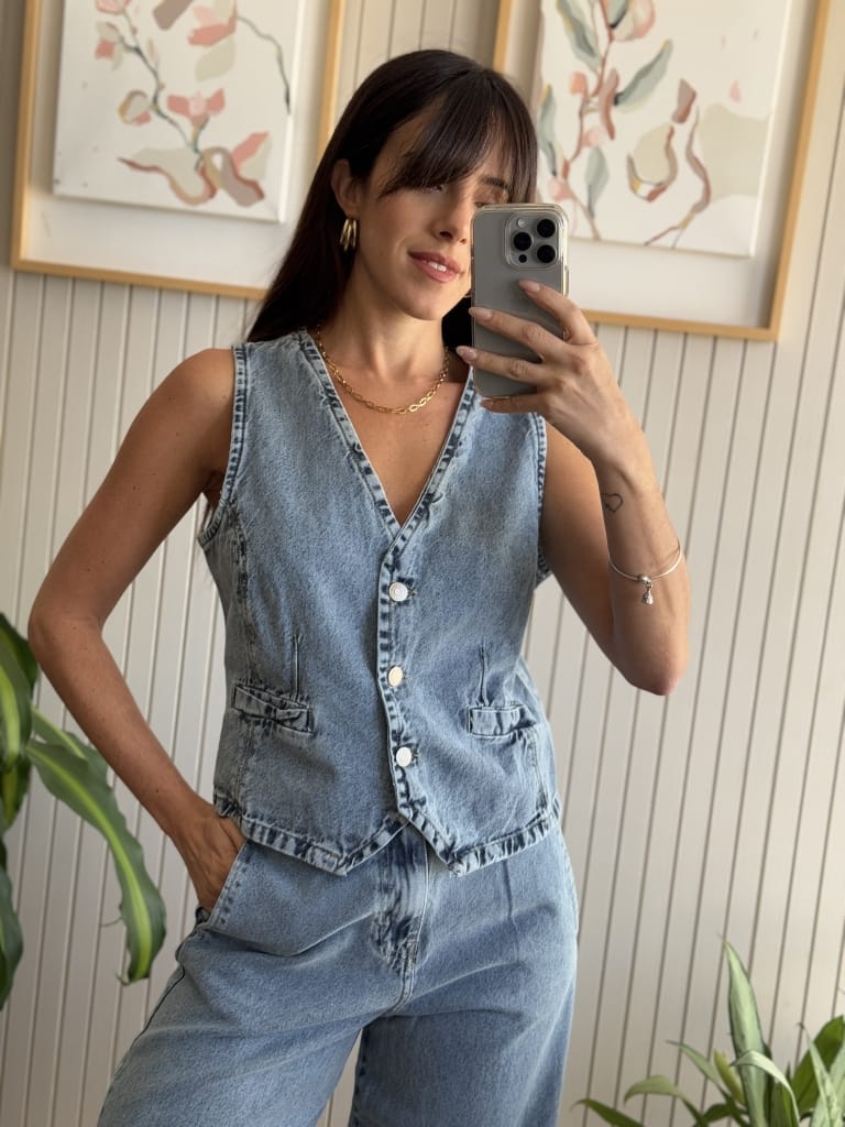 CHALECO DE JEAN SASTRERO - Vicca