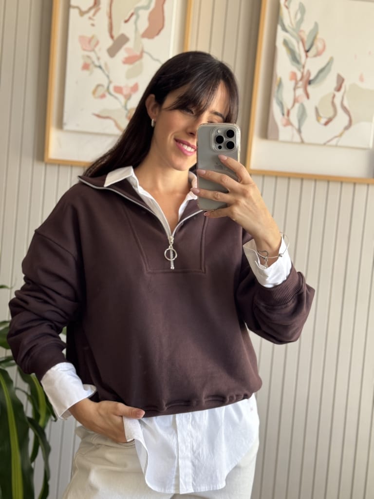 BUZO MENTA CHOCO - Vicca