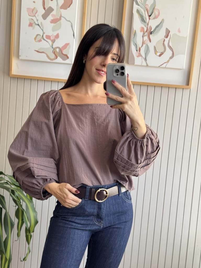 BLUSA CARMEN CHOCO - Vicca