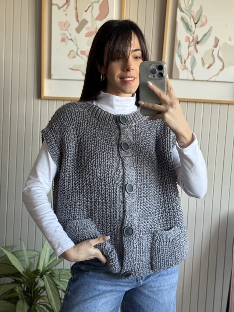 CHALECO CORDOBA GRIS - Vicca