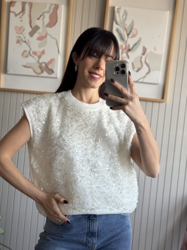 CHALECO COPA BLANCO | de mujer | Vicca