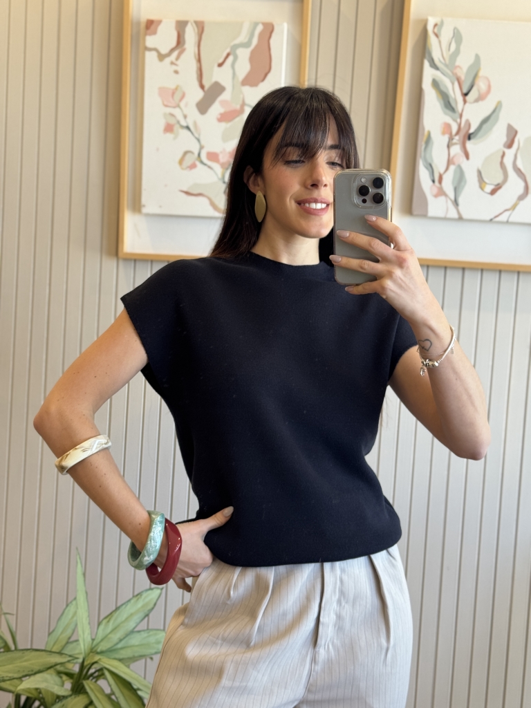 CHALECO MILOS NEGRO | de mujer | Vicca