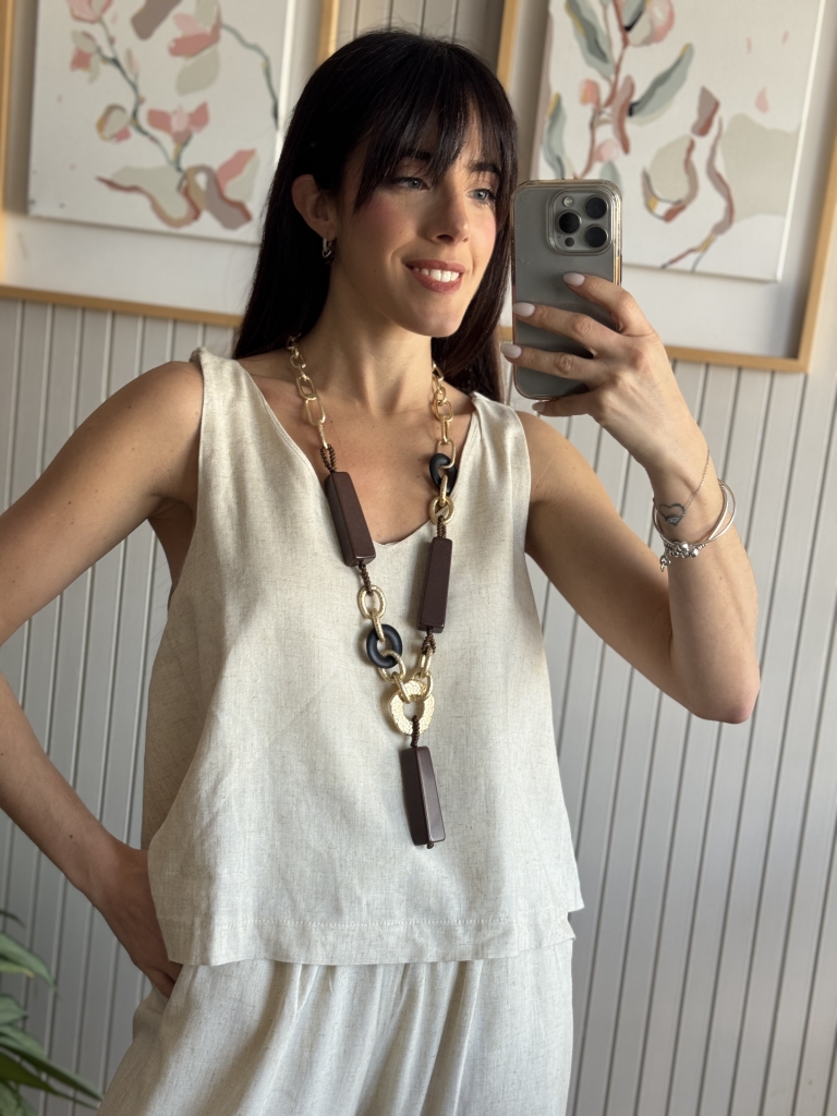 MUSCULOSA ALDI LINEN | de mujer | Vicca